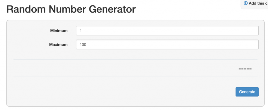 Generador de Números Aleatorios - Luis Huerta